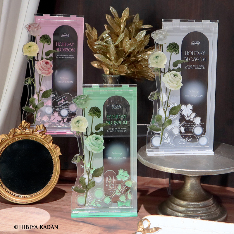 fanfancy+×日比谷花壇 グラデーションローズ アクリルフレーム イエロー| FUKUYA ONLINE フクヤオンライン